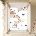 BZSMCE Soft Fitted Cotto Sheets for In Puppy Pile Of Joy Pattern ...