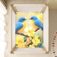 BZSMCE Soft Fitted Cotto Sheets for In Two Blue Birds Pattern - Walmart.com