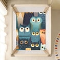 BZSMCE Soft Fitted Cotto for In Cartoon Owl Pattern 39*27/52*28in ...