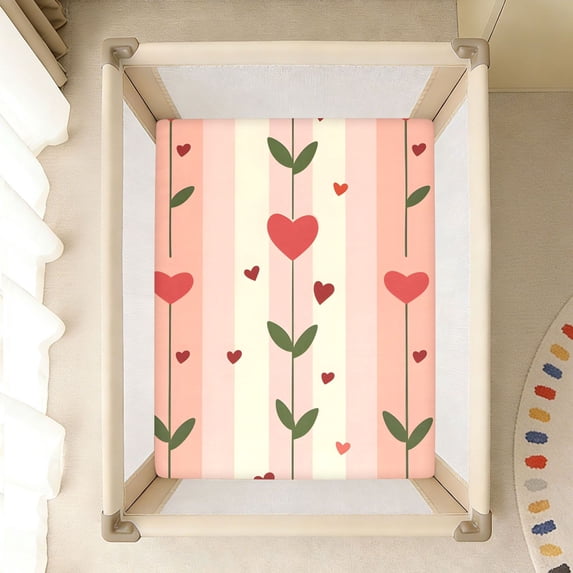 BZSMCE Soft Fitted Cotto for In Heart-shaped Leaves Pattern 39*27/52 ...