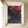 BZSMCE Soft Fitted Cotto for In Noir Rose Pattern 39*27/52*28in ...