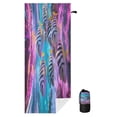 BZSMCE Soft Neon Reef For Beach Towel with Wind-Resistant Magnetic ...