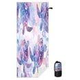 BZSMCE Soft Pink Ocean Pattern For Beach Towel with Wind-Resistant ...