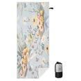 BZSMCE Soft Pink Ocean Pattern For Beach Towel with Wind-Resistant ...