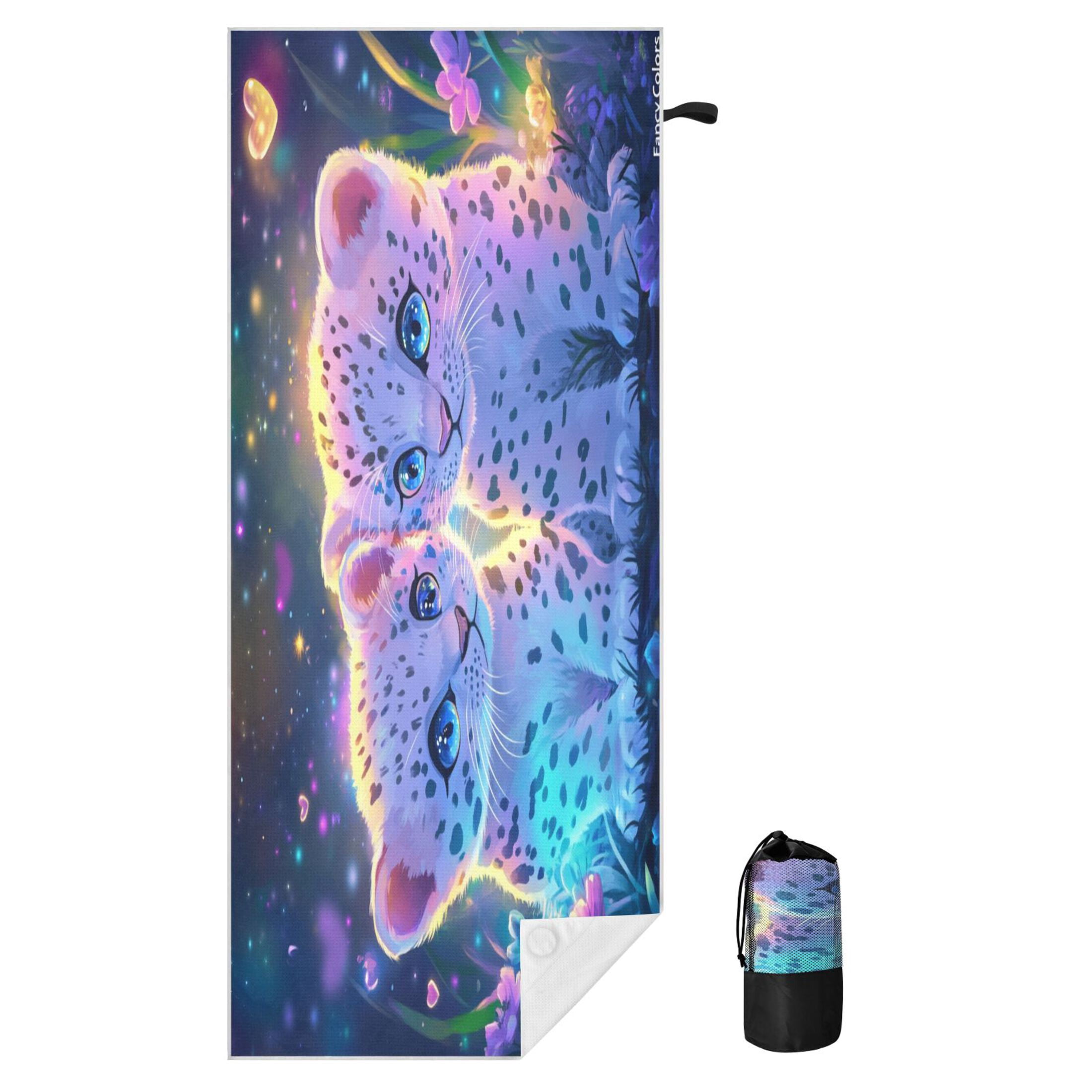 BZSMCE Soft Sparkling Cuddle Buddies For Beach Towel with Wind ...
