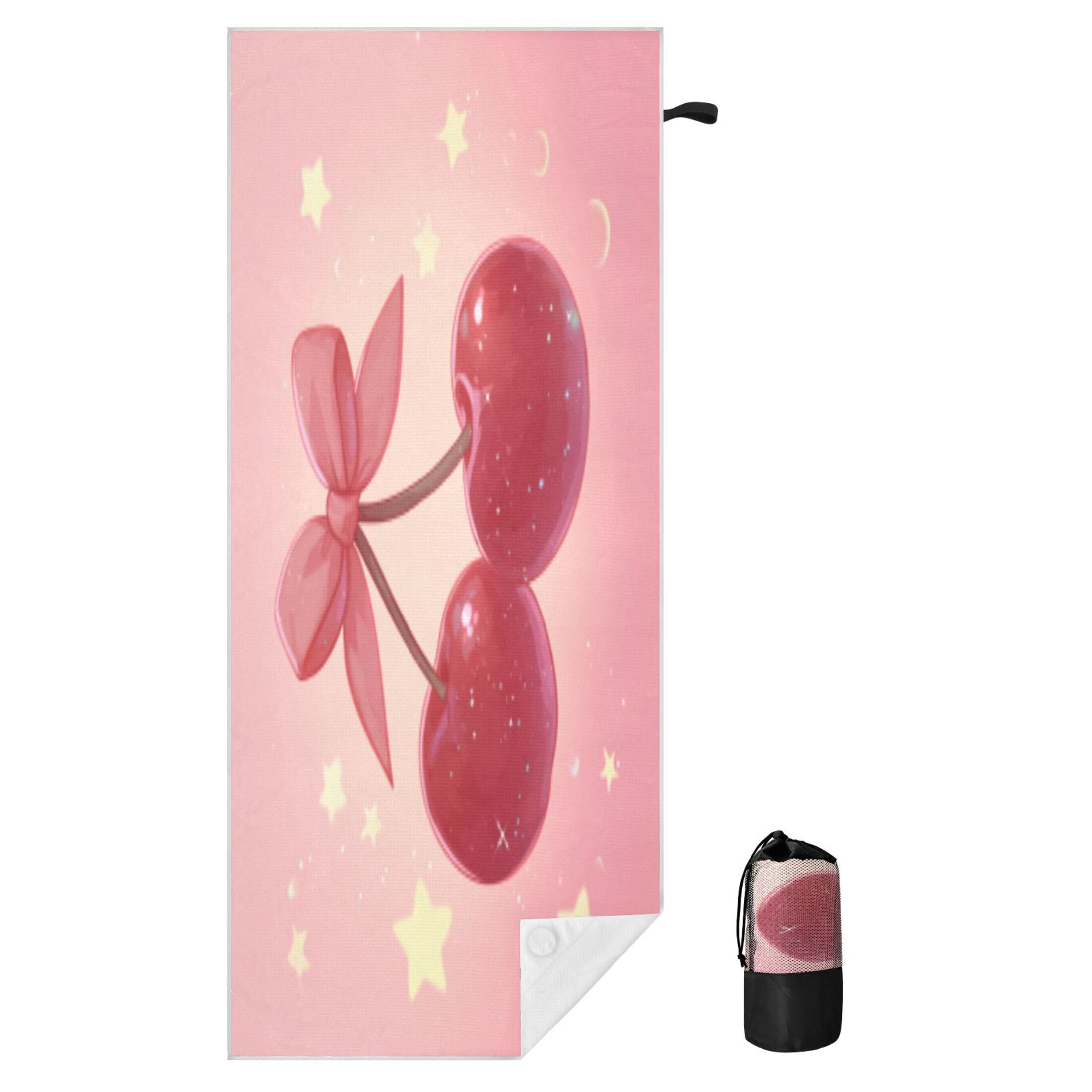 BZSMCE Soft Star - Lit Cherry Bows For Beach Towel with Wind-Resistant ...