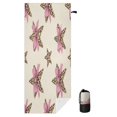 BZSMCE Soft Starfish Butterfly Pattern For Beach Towel with Wind ...