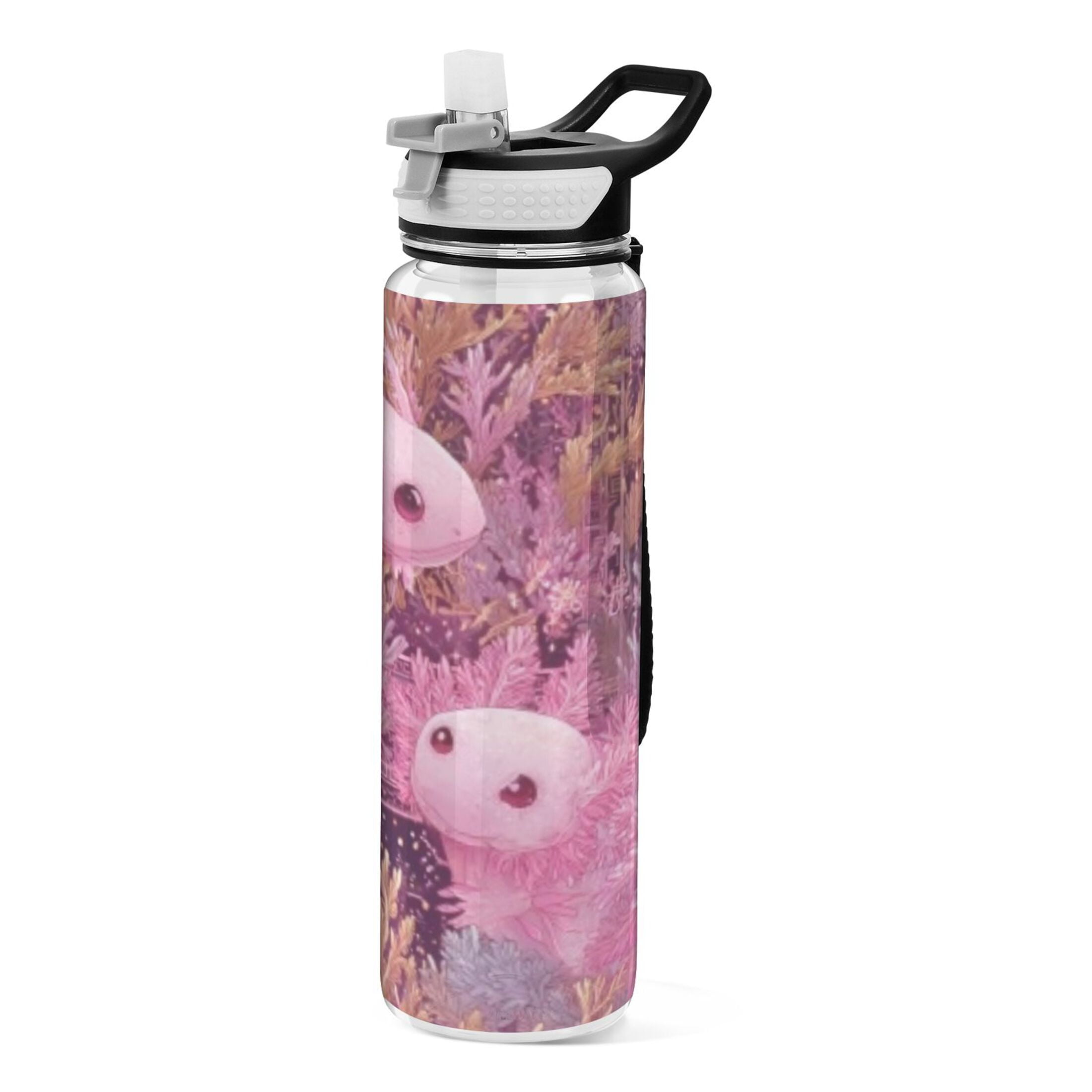 BZSMCE Sport Bottle Pink Fish Pink-purple Flora Outdoor sports Water ...