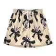 BZSMCE Swim Shorts Black Ribbons Tied Pattern For Quick-Dry Shorts With ...