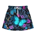 BZSMCE Swim Shorts Butterfly Leaf Pattern For Quick-Dry Shorts With ...