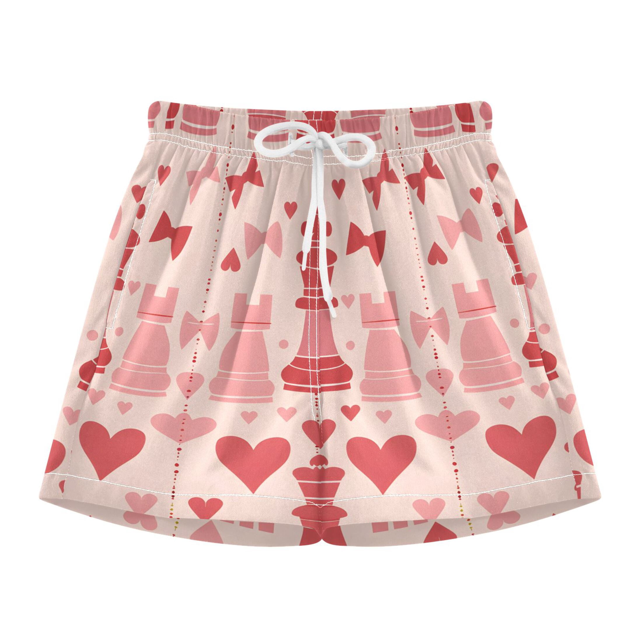 BZSMCE Swim Shorts Chess Bow Dotted Line Pattern For Quick-Dry Shorts ...