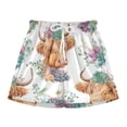 BZSMCE Swim Shorts Highland Cattle Succulent Pattern For Quick-Dry ...