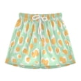 BZSMCE Swim Shorts Leopard Print Green Background Pattern For Quick-Dry ...
