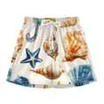BZSMCE Swim Shorts Seahorse Shell Pattern For Quick-Dry Shorts With ...