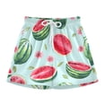 BZSMCE Swim Shorts Watermelon Green Background Pattern For Quick-Dry ...
