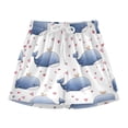 BZSMCE Swim Shorts Whale Heart Pattern For Quick-Dry Shorts With Anti ...