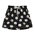 BZSMCE Swim Shorts White Daisy Pattern For Quick-Dry Shorts With Anti ...