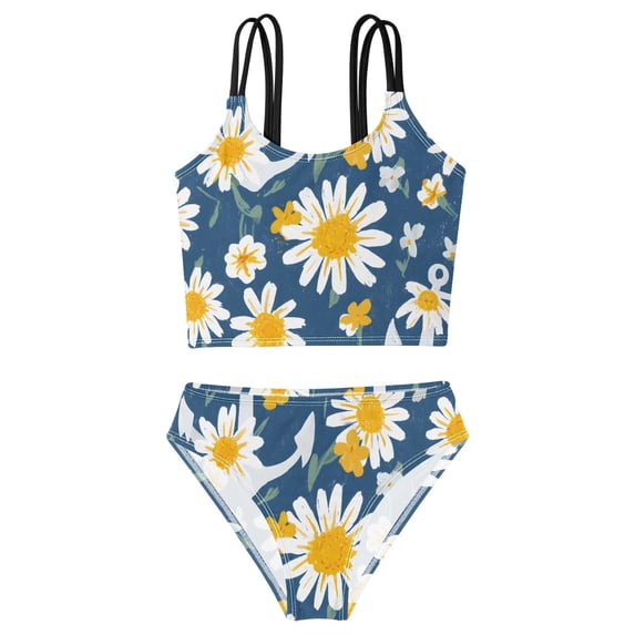 BZSMCE Swimsuit 2-Piece Tank Swimming Wear Quick Dry Bathing Suit ...