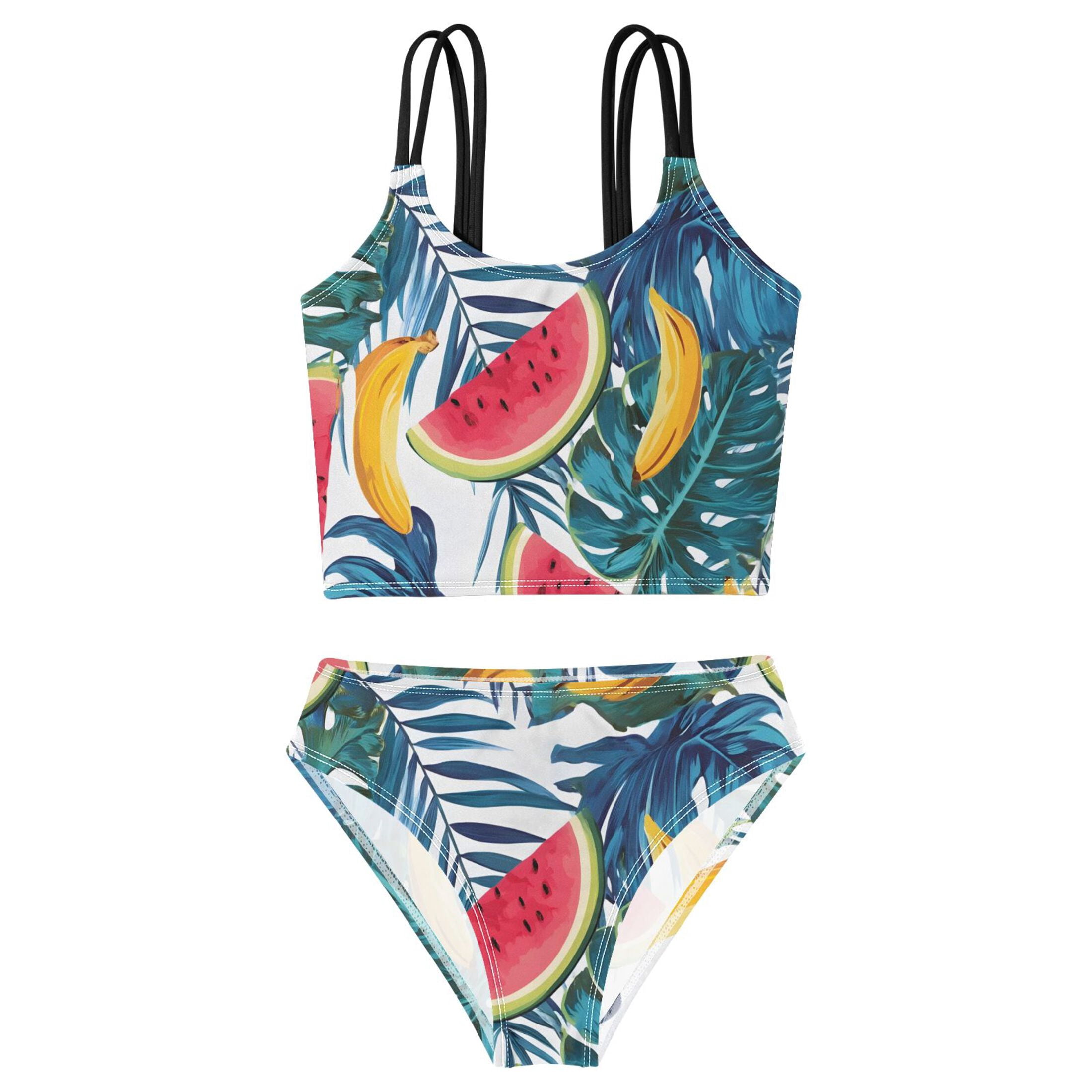 BZSMCE Swimsuit 2-Piece Tank Swimming Wear Quick Dry Bathing Suit ...