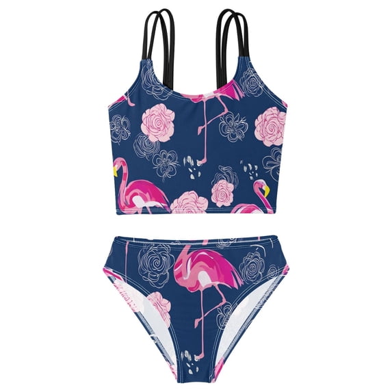 BZSMCE Swimsuit 2-Piece Tank Swimming Wear Quick Dry Bathing Suit ...