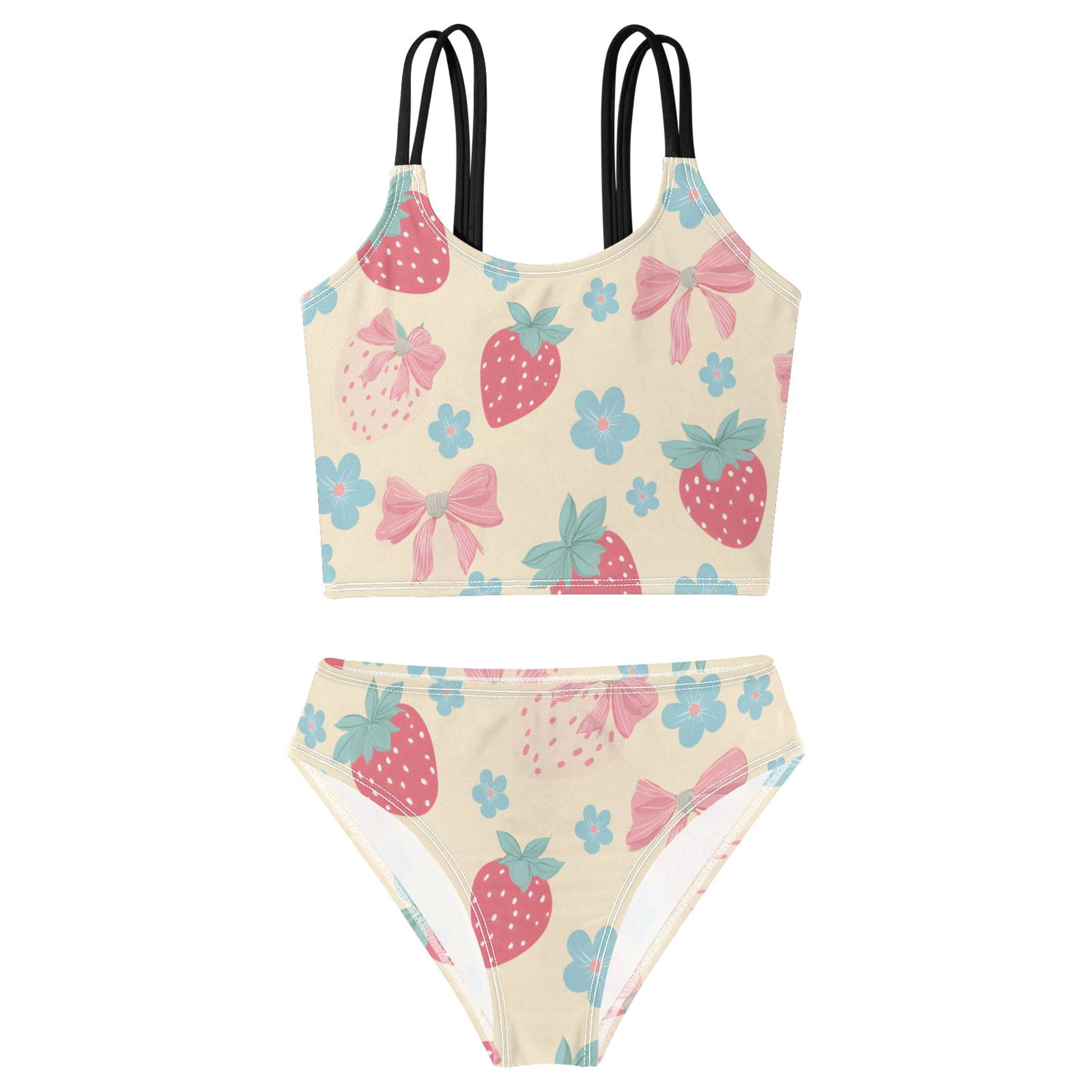 BZSMCE Swimsuit 2-Piece Tank Swimming Wear Quick Dry Bathing Suit-Blue ...