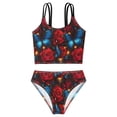 BZSMCE Swimsuit 2-Piece Tank Swimming Wear Quick Dry Bathing Suit-Blue ...