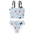 BZSMCE Swimsuit 2-Piece Tank Swimming Wear Quick Dry Bathing Suit-Bow ...