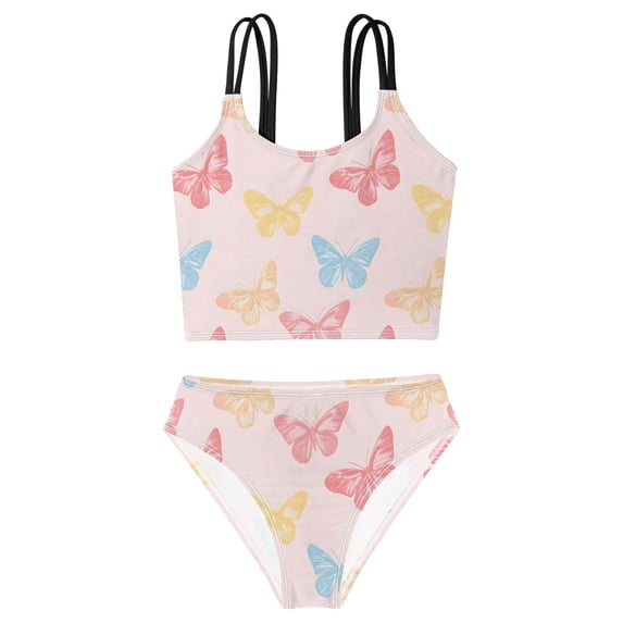 BZSMCE Swimsuit 2-Piece Tank Swimming Wear Quick Dry Bathing Suit ...
