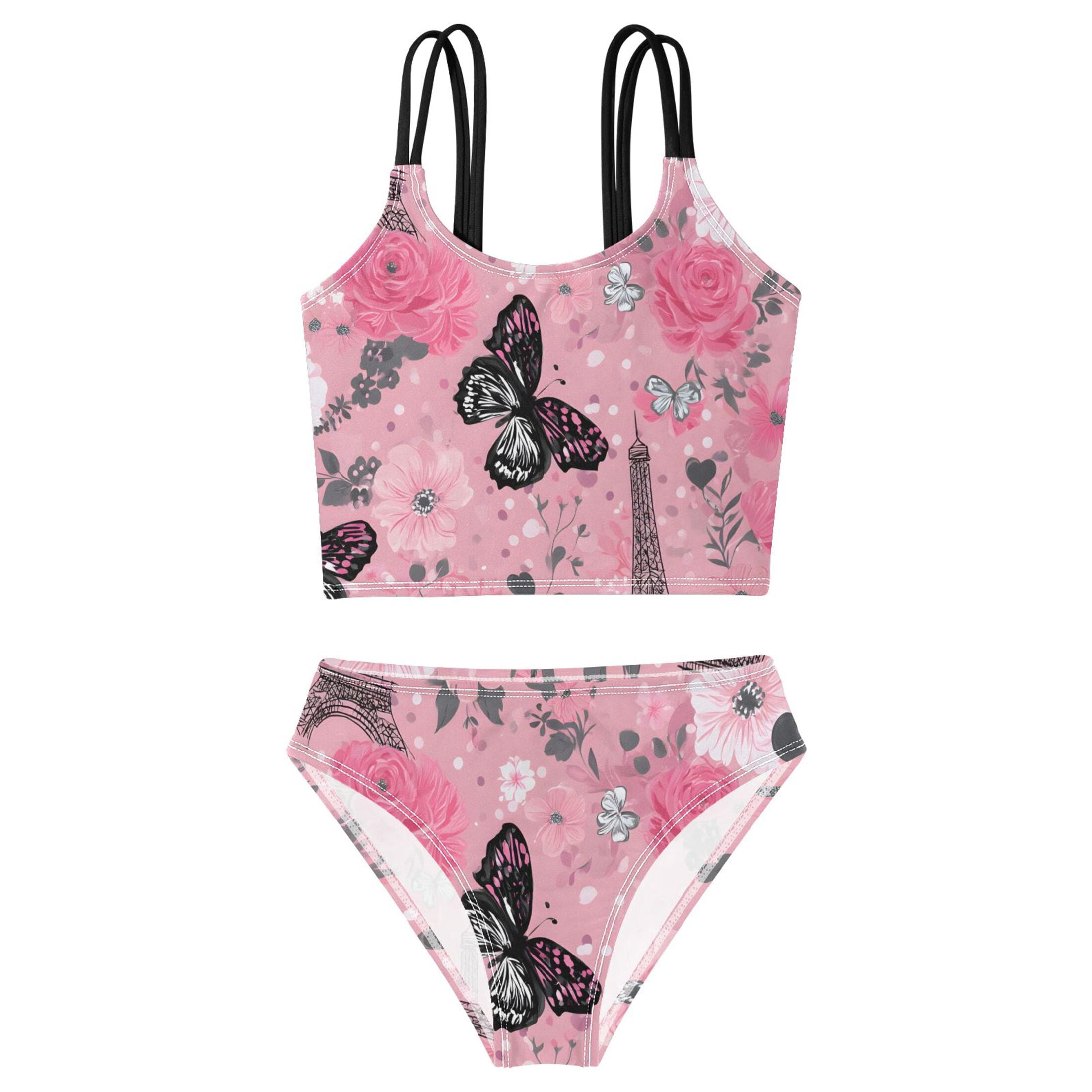 BZSMCE Swimsuit 2-Piece Tank Swimming Wear Quick Dry Bathing Suit ...
