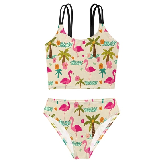BZSMCE Swimsuit 2-Piece Tank Swimming Wear Quick Dry Bathing Suit ...