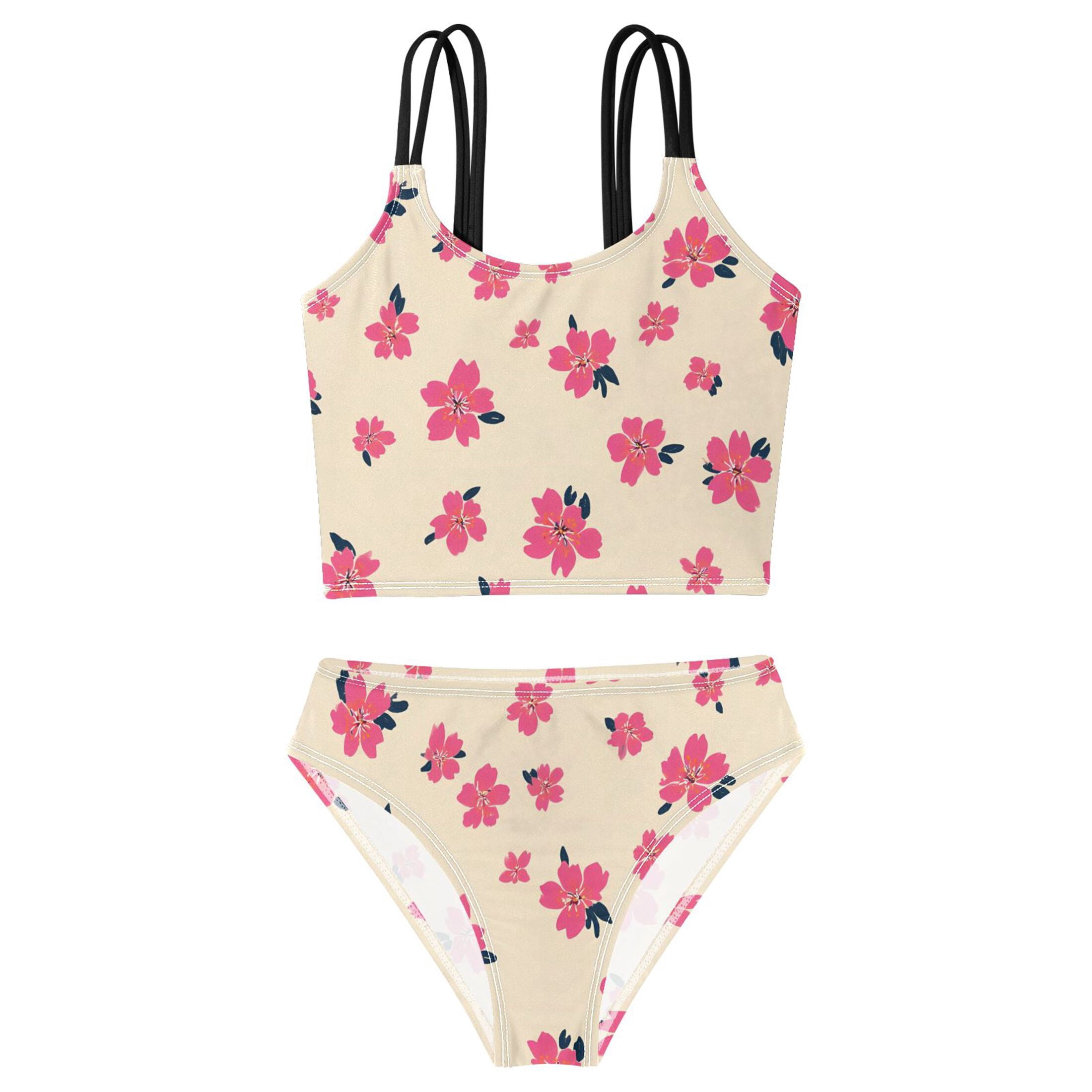 BZSMCE Swimsuit 2-Piece Tank Swimming Wear Quick Dry Bathing Suit ...