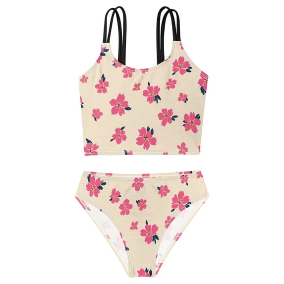 BZSMCE Swimsuit 2-Piece Tank Swimming Wear Quick Dry Bathing Suit ...