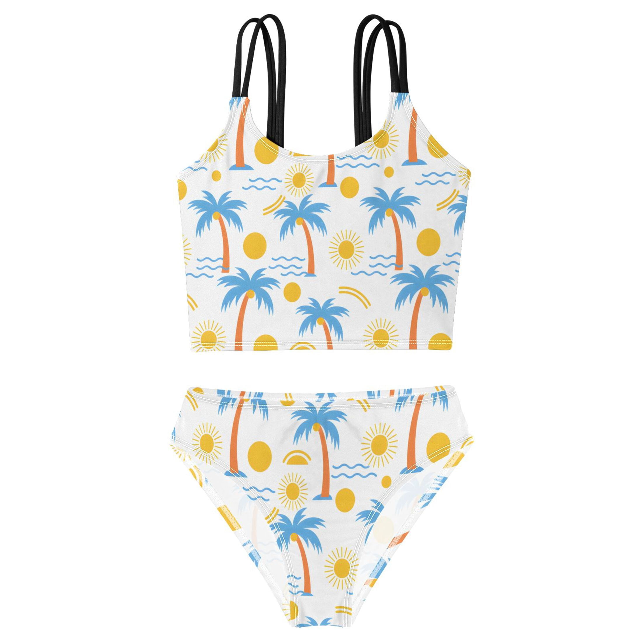 BZSMCE Swimsuit 2-Piece Tank Swimming Wear Quick Dry Bathing Suit ...