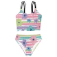 BZSMCE Swimsuit 2-Piece Tank Swimming Wear Quick Dry Bathing Suit-Cute ...