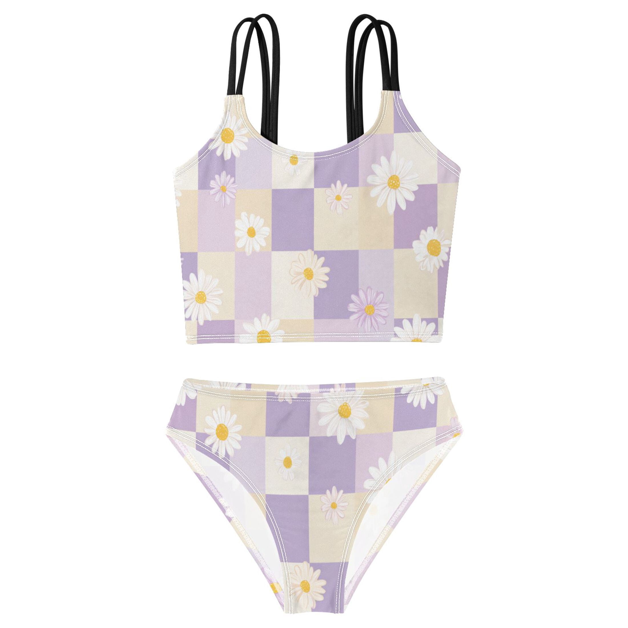 BZSMCE Swimsuit 2-Piece Tank Swimming Wear Quick Dry Bathing Suit ...