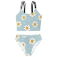 BZSMCE Swimsuit 2-Piece Tank Swimming Wear Quick Dry Bathing Suit-Daisy ...