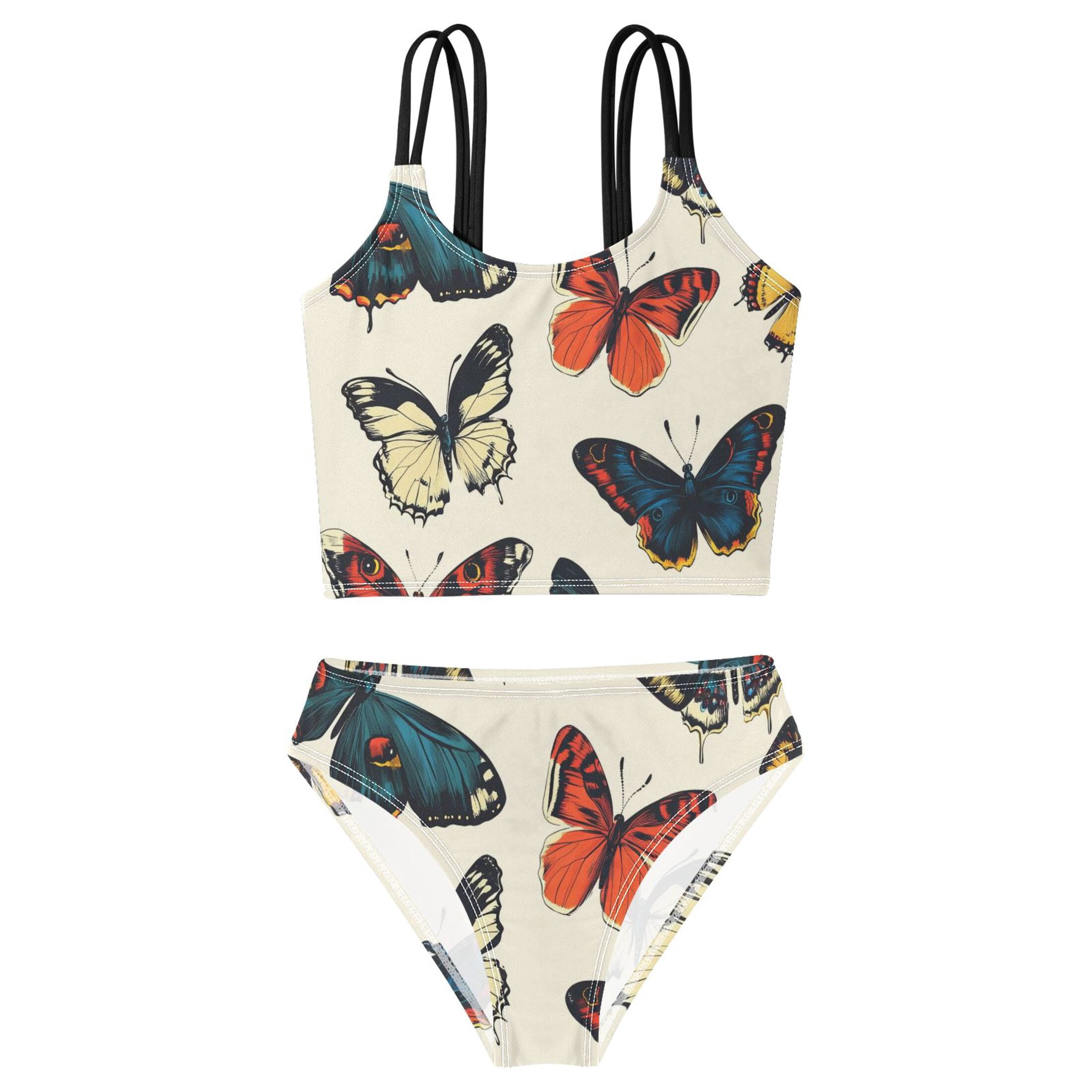 BZSMCE Swimsuit 2-Piece Tank Swimming Wear Quick Dry Bathing Suit ...