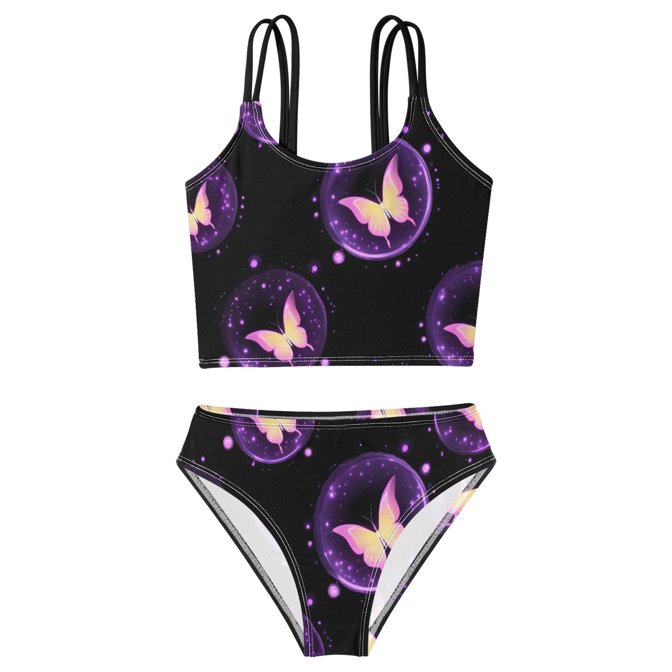 BZSMCE Swimsuit 2-Piece Tank Swimming Wear Quick Dry Bathing Suit ...