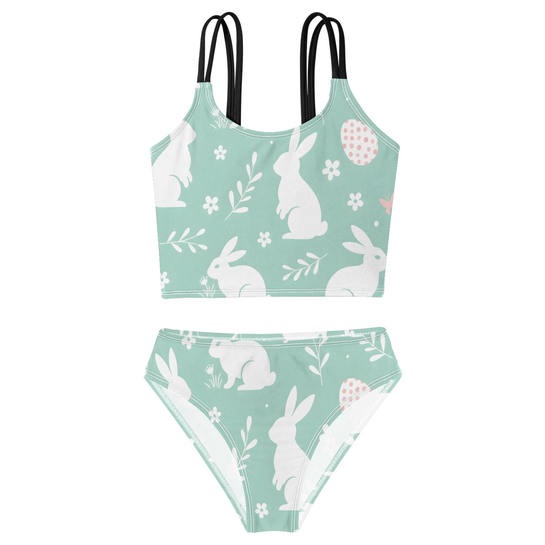 BZSMCE Swimsuit 2-Piece Tank Swimming Wear Quick Dry Bathing Suit ...