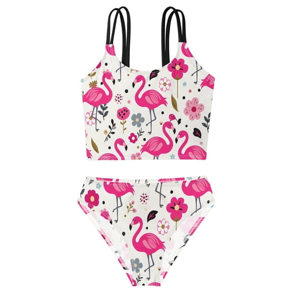 BZSMCE Swimsuit 2-Piece Tank Swimming Wear Quick Dry Bathing Suit ...