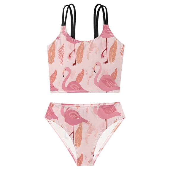 BZSMCE Swimsuit 2-Piece Tank Swimming Wear Quick Dry Bathing Suit ...