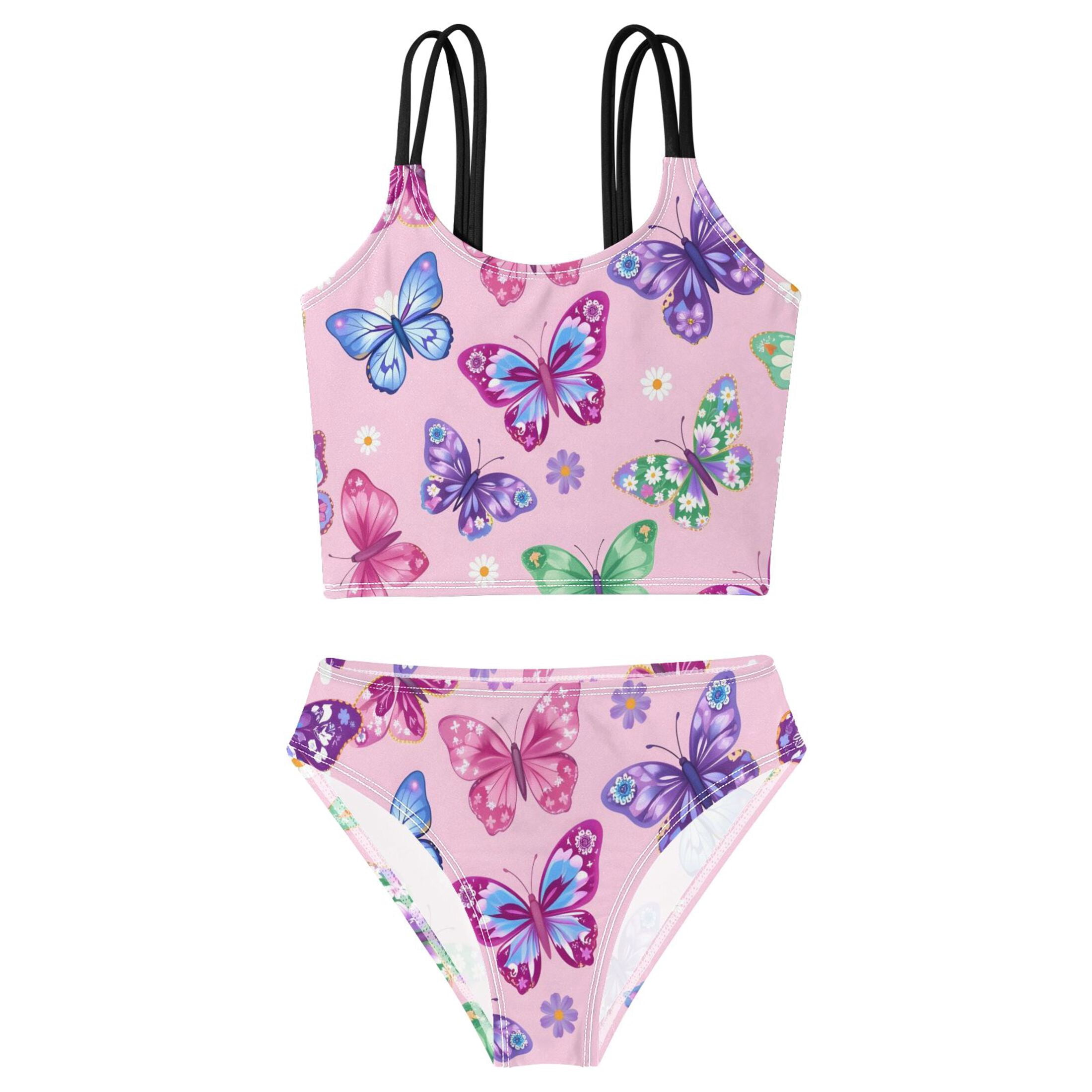 BZSMCE Swimsuit 2-Piece Tank Swimming Wear Quick Dry Bathing Suit ...