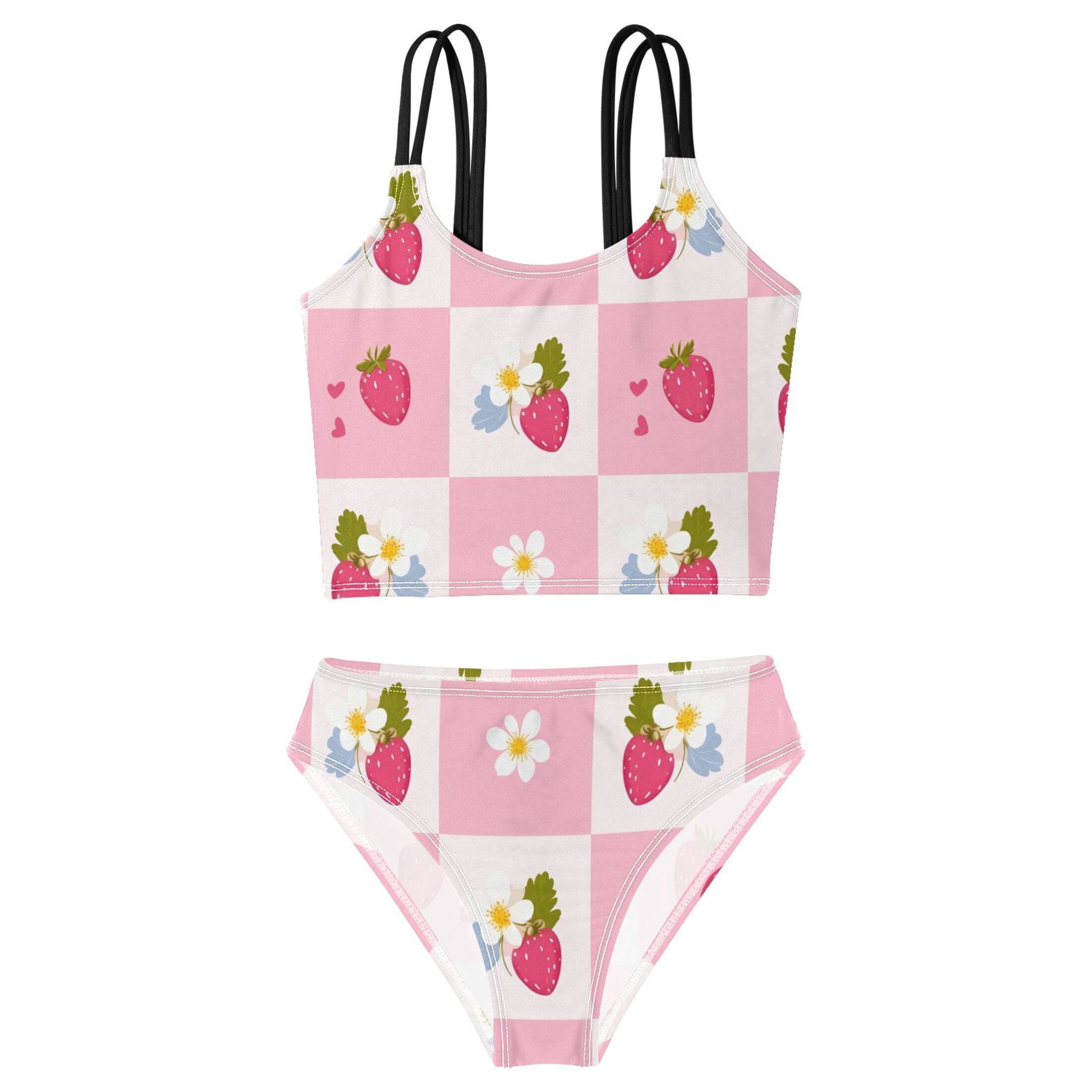 BZSMCE Swimsuit 2-Piece Tank Swimming Wear Quick Dry Bathing Suit ...