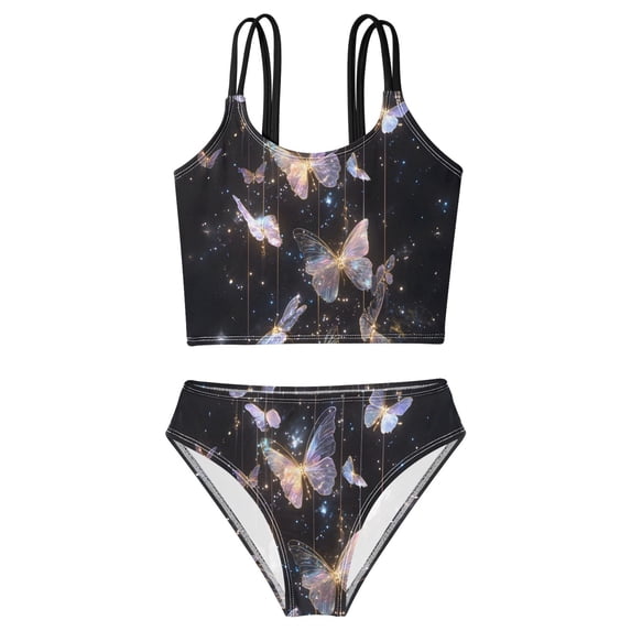 BZSMCE Swimsuit 2-Piece Tank Swimming Wear Quick Dry Bathing Suit ...