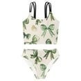 BZSMCE Swimsuit 2-Piece Tank Swimming Wear Quick Dry Bathing Suit-Green ...