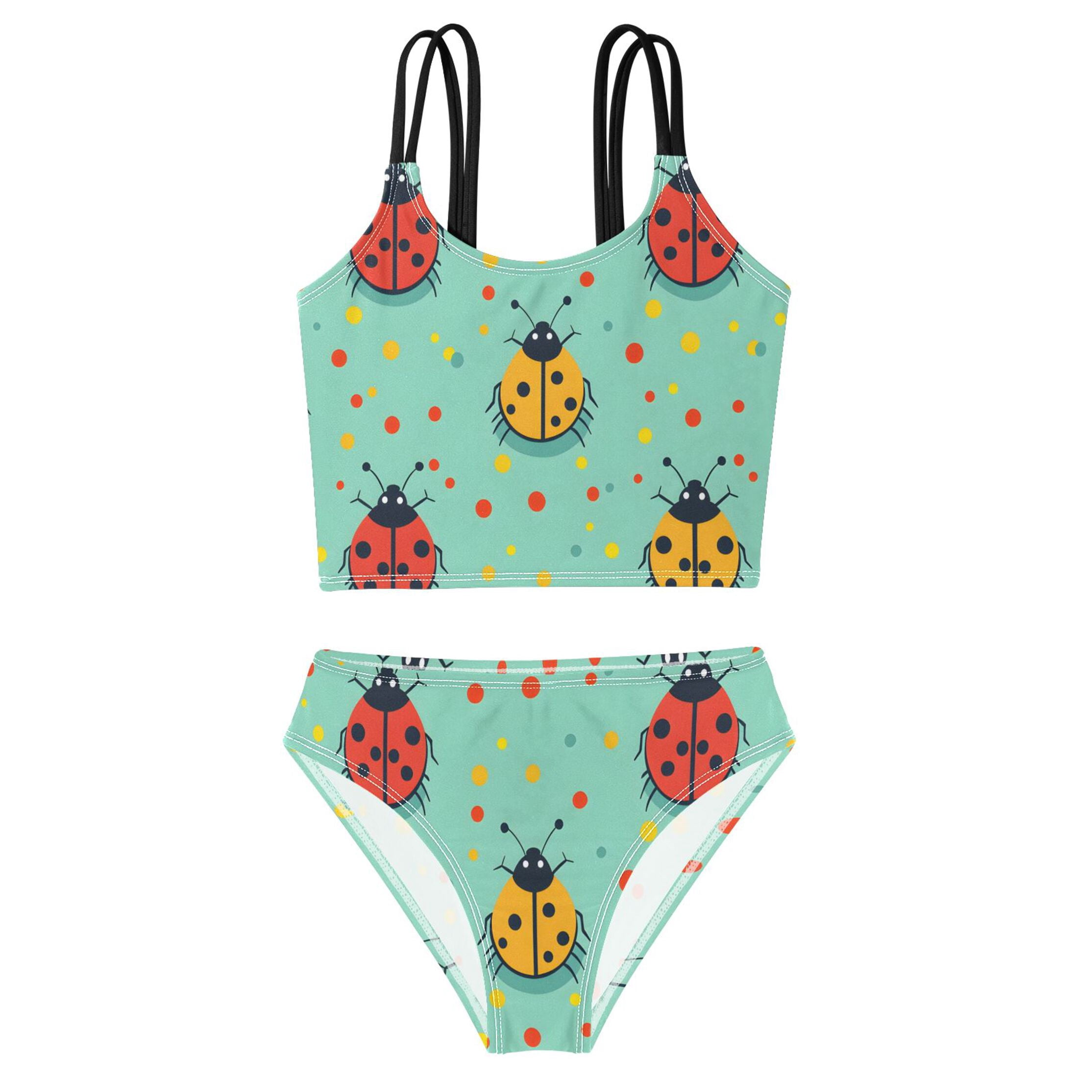 BZSMCE Swimsuit 2-Piece Tank Swimming Wear Quick Dry Bathing Suit ...