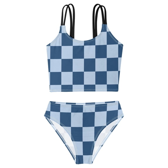 BZSMCE Swimsuit 2-Piece Tank Swimming Wear Quick Dry Bathing Suit-Light ...