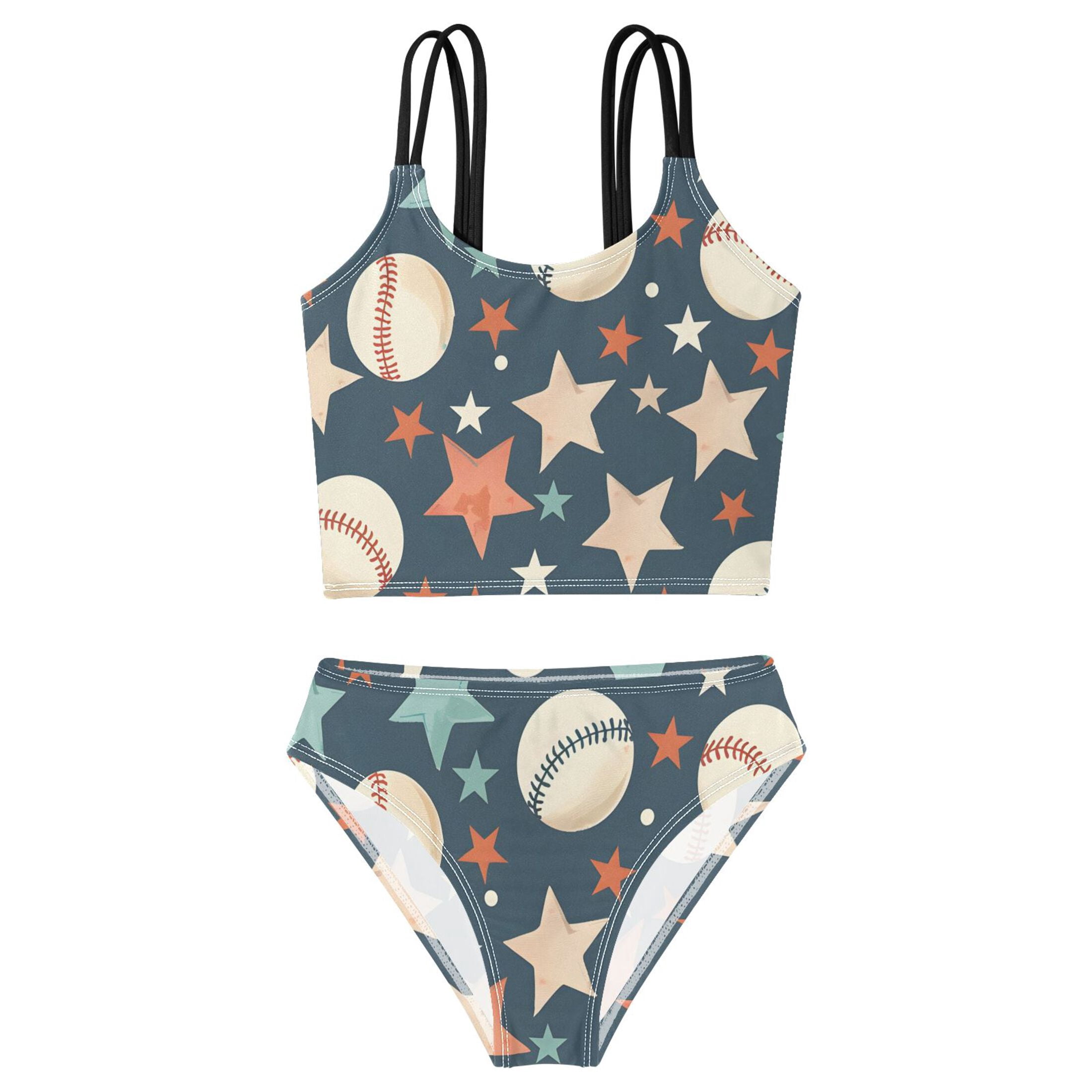 BZSMCE Swimsuit 2-Piece Tank Swimming Wear Quick Dry Bathing Suit ...
