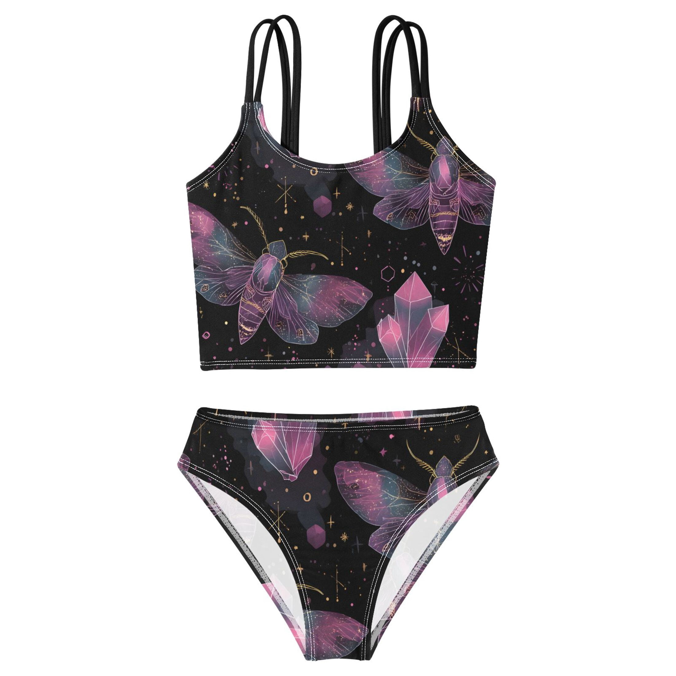 BZSMCE Swimsuit 2-Piece Tank Swimming Wear Quick Dry Bathing Suit-Ore ...