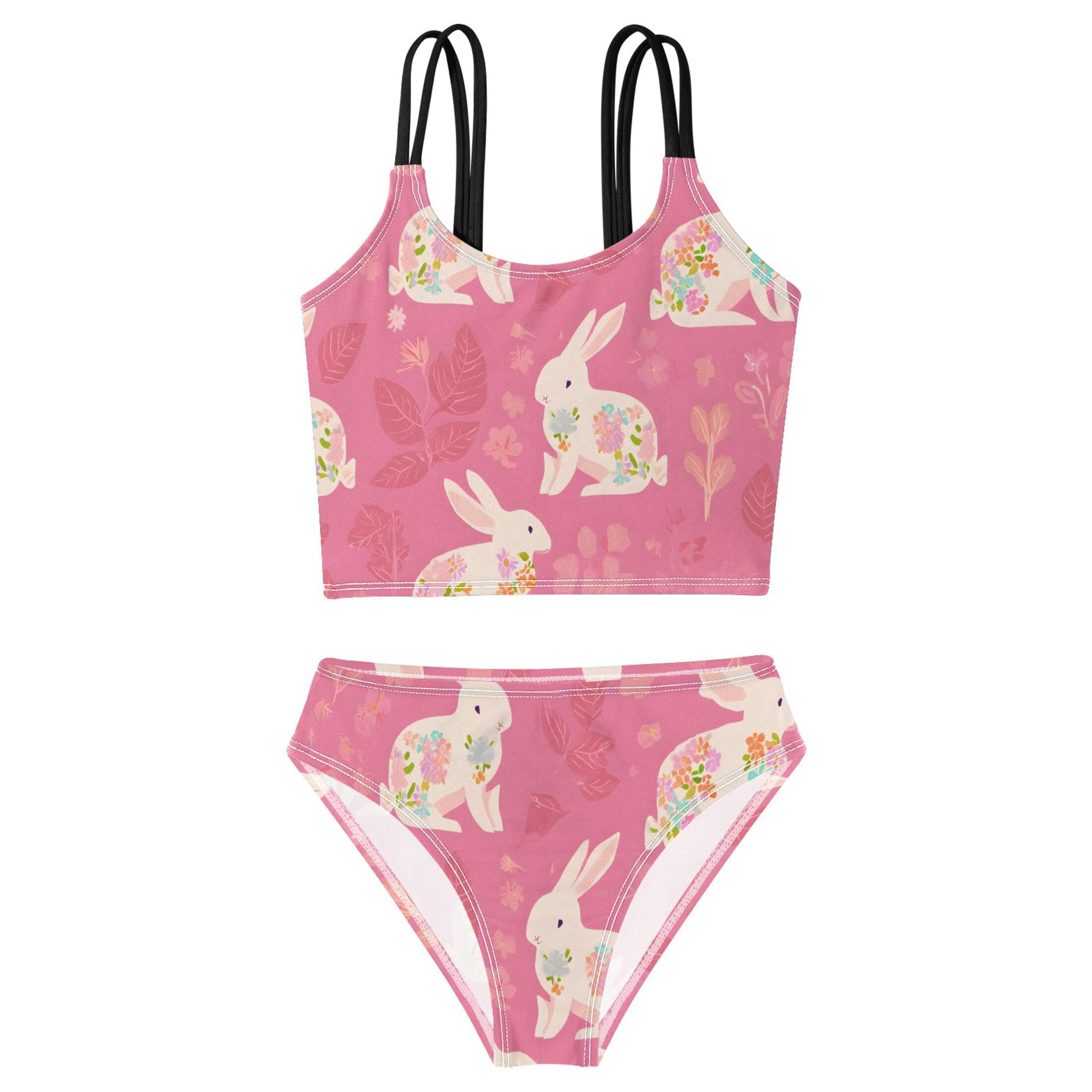 BZSMCE Swimsuit 2-Piece Tank Swimming Wear Quick Dry Bathing Suit ...